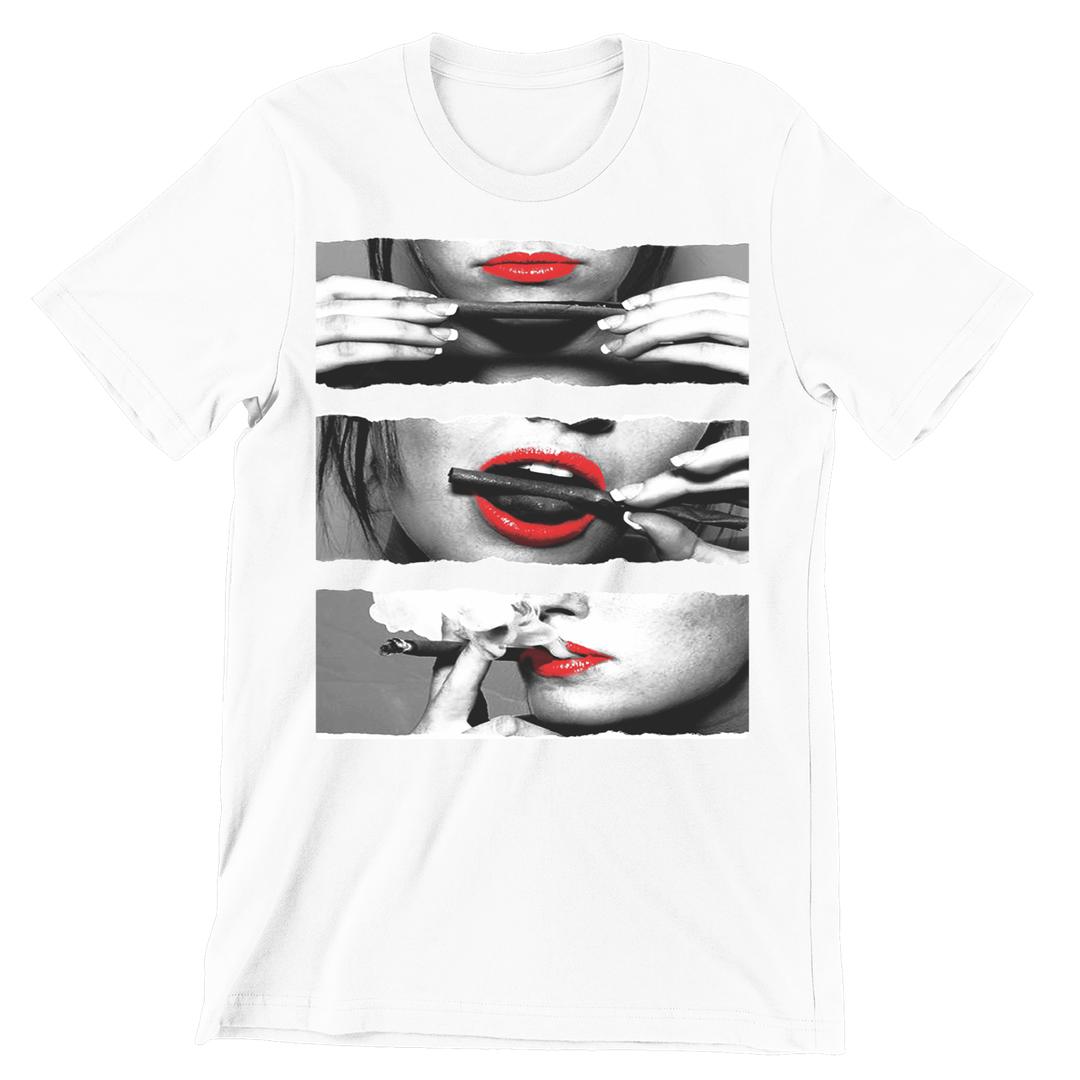 Red Lips Smoking Weed